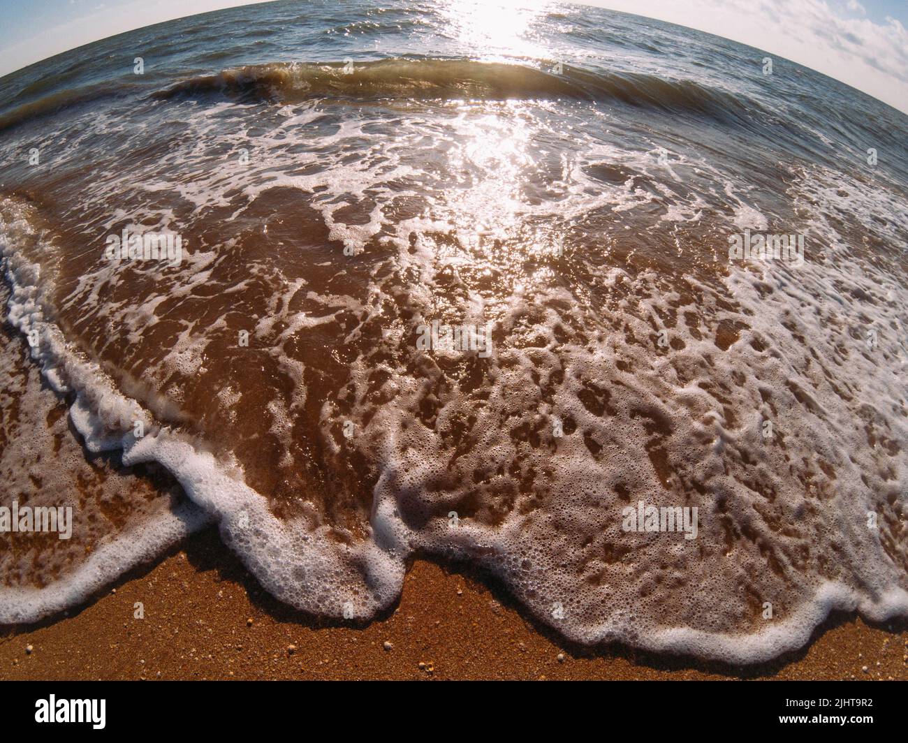 travel tourism seaside summer ocean tide sunlight Stock Photo - Alamy