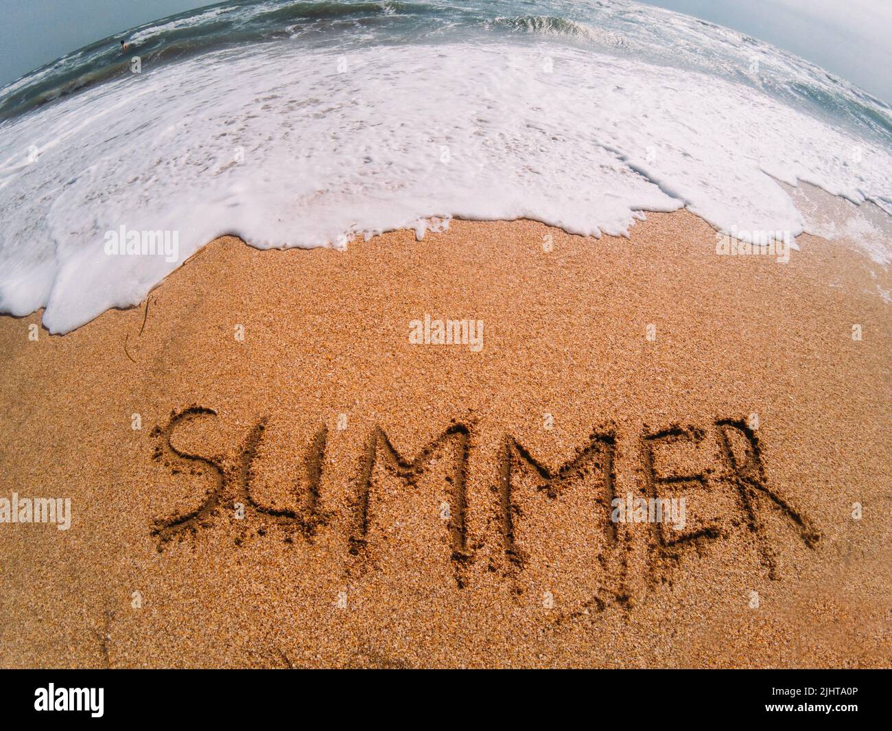 travel tourism beach destination summer sand tide Stock Photo - Alamy