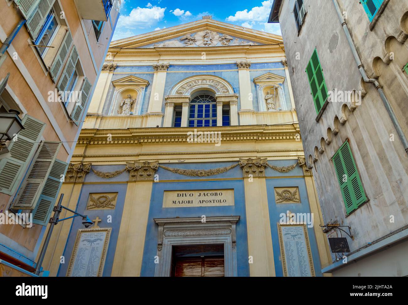 France, French Riviera and Cote D Azur, scenic streets of the old ...