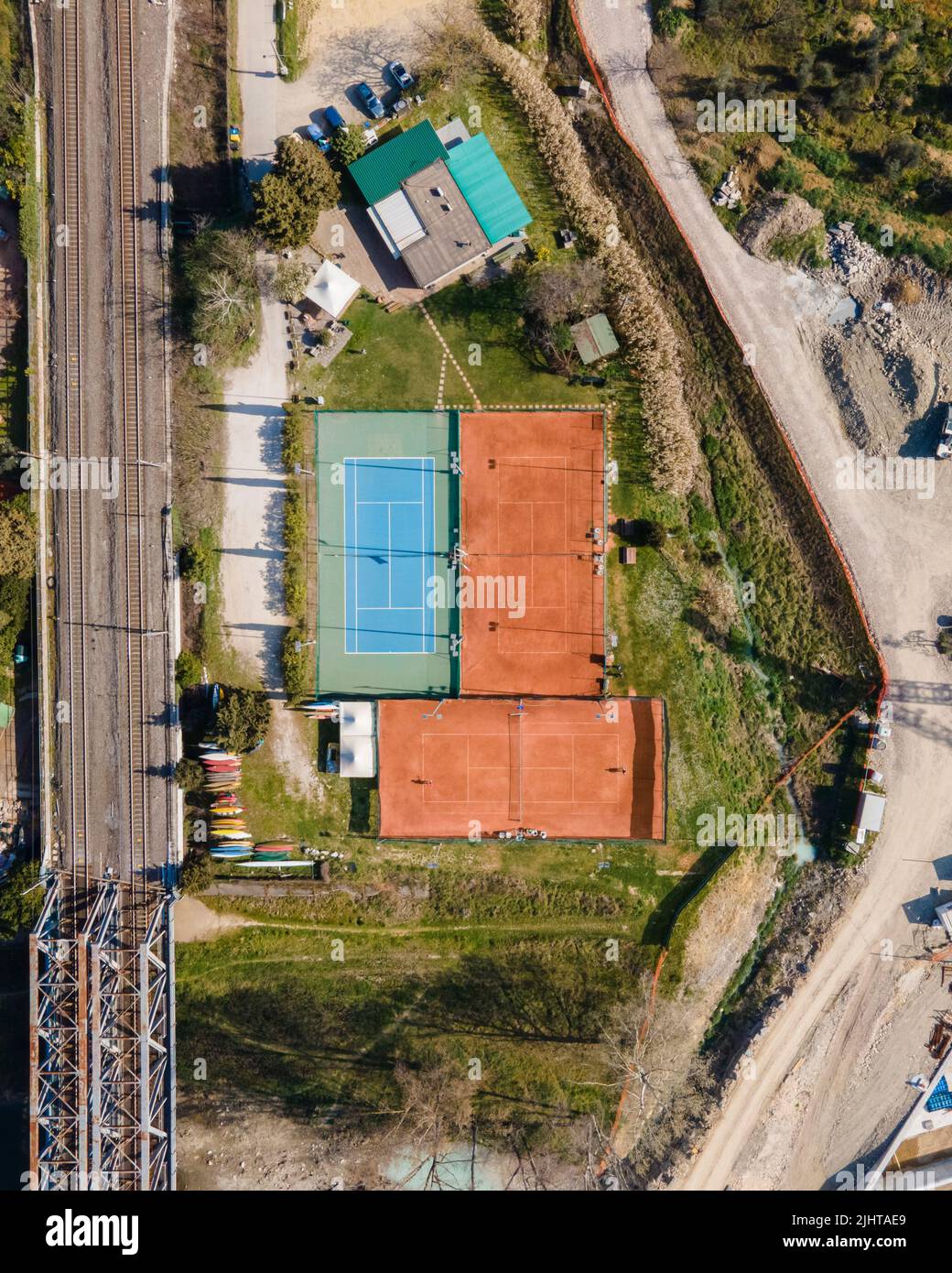 Soccer aerial tuscany hi-res stock photography and images - Alamy