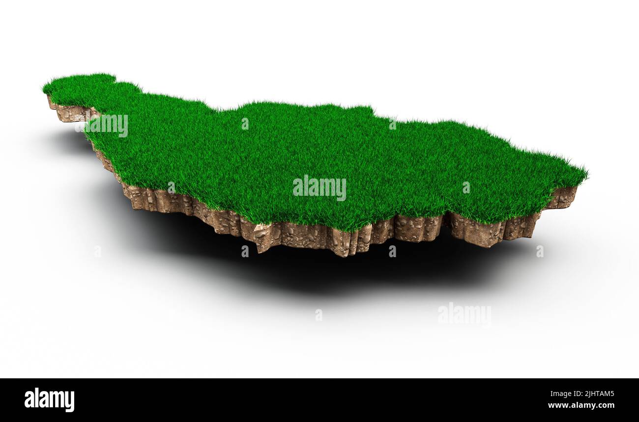 3d illustration cross section ground Cut Out Stock Images & Pictures ...