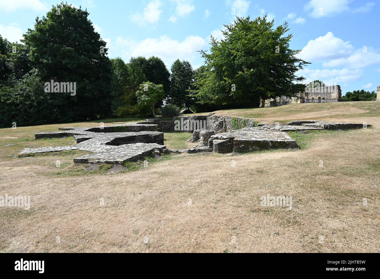 The remains of a Norman Church detroyed during the Dissolution of the ...