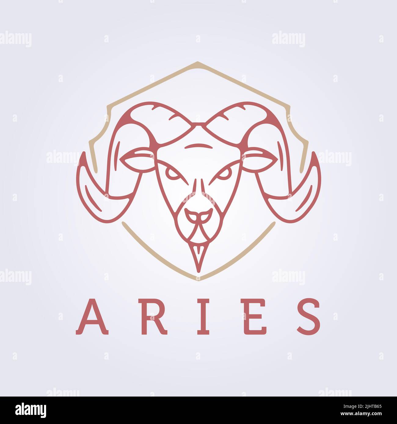 Aries symbol zodiac sign illustration hi-res stock photography and ...