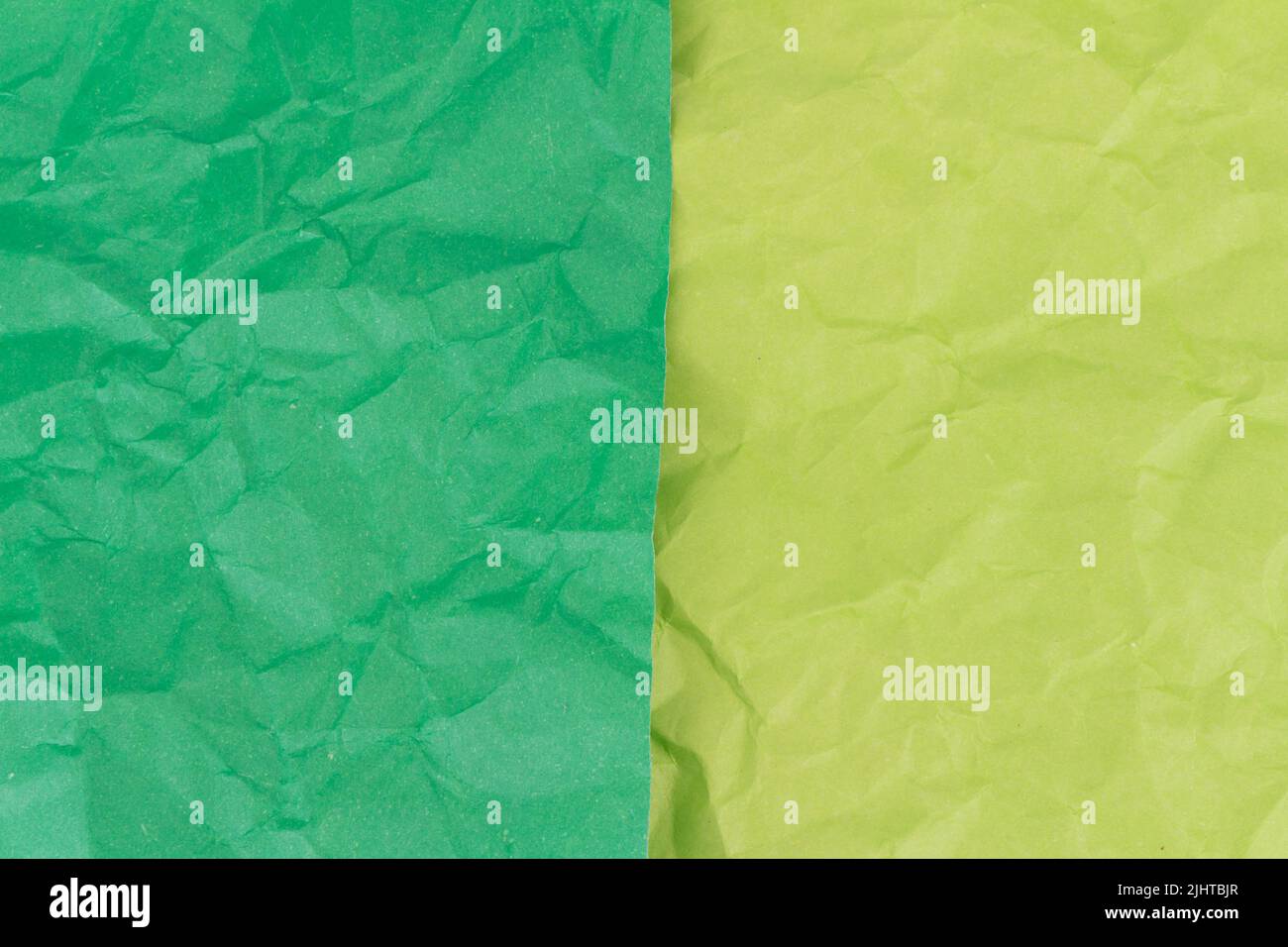 green and yellow crumpled paper texture background Stock Photo - Alamy