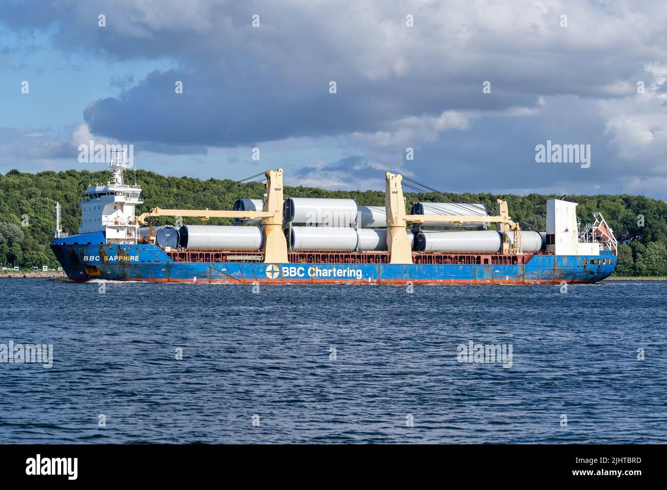 general cargo vessel BBC SAPPHIRE in the Kiel fjord Stock Photo - Alamy
