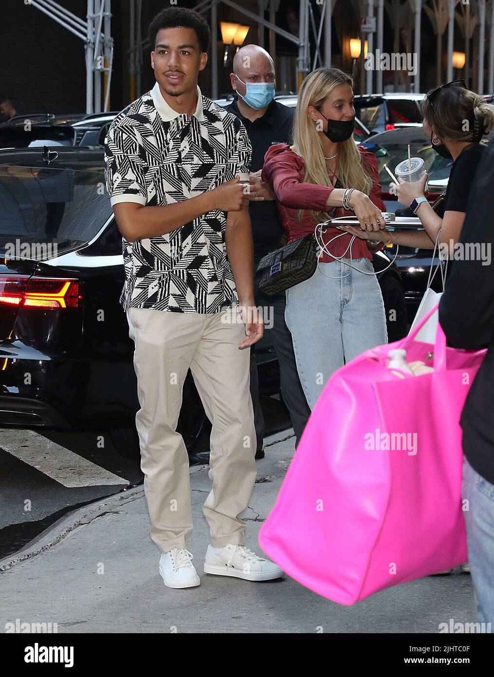 Katie Holmes, Marcus Scribner And Yara Shahidi At Good Morning America ...