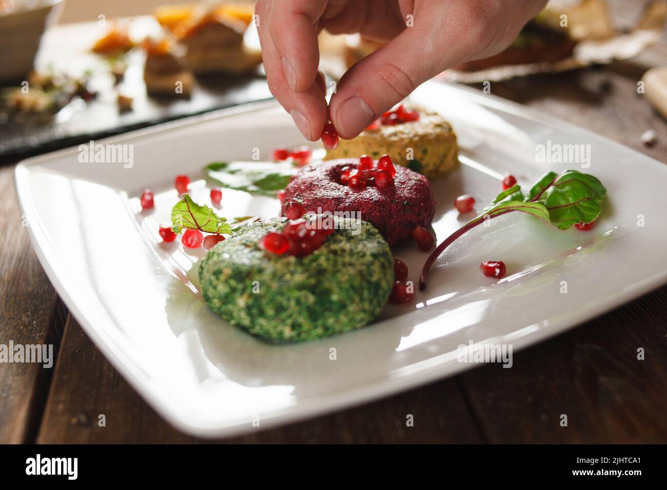 Paste balls of national gergian cuisine Stock Photo - Alamy