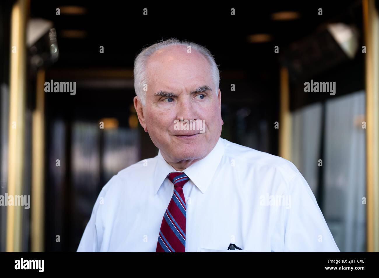 UNITED STATES - JULY 20: Rep. Mike Kelly, R-Pa., leaves the Capitol ...