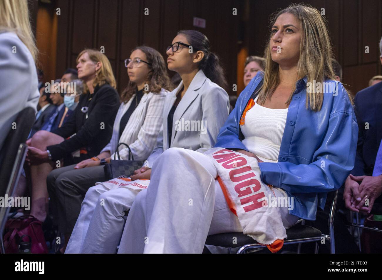 Rachel Jacoby, Stephanie Diaz and Allie Rubin, (L-R) students and ...