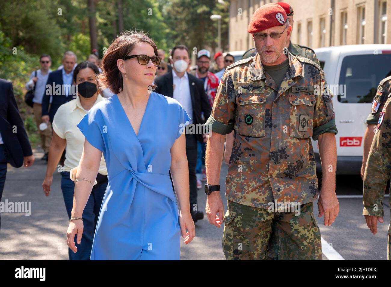 Neuenhagen, Germany. 20th July, 2022. Annalena Baerbock (Bündnis 90/Die ...