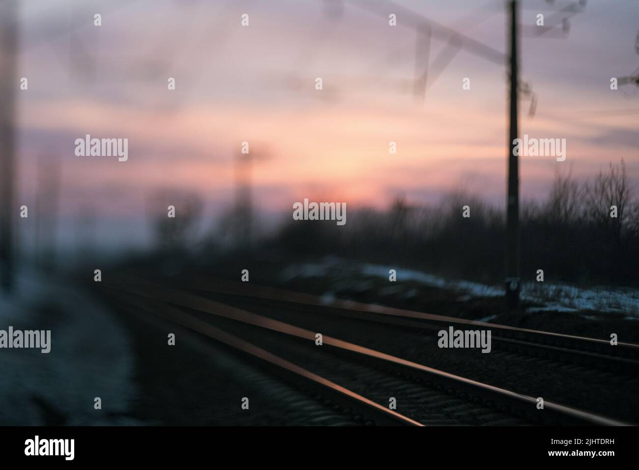 Railway blur hi-res stock photography and images - Alamy