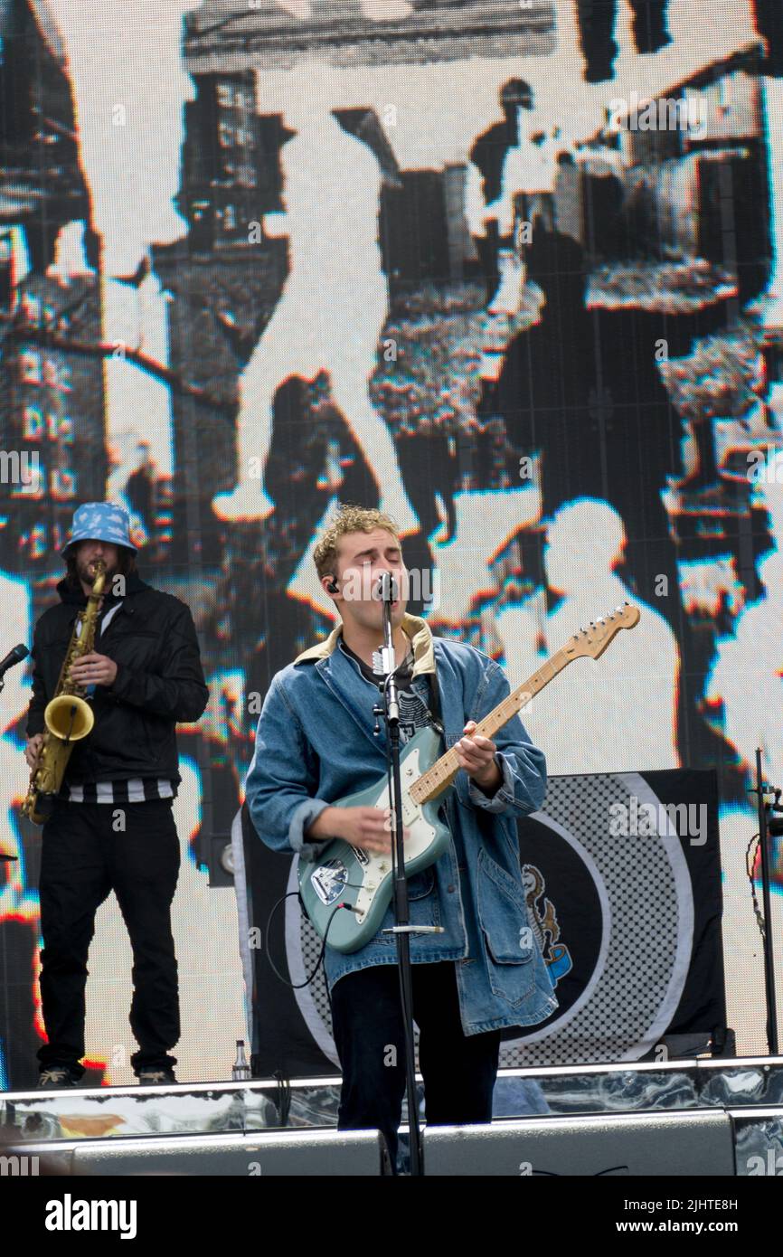 SAM FENDER TRNSMT 2022 DAY ONE Stock Photo - Alamy