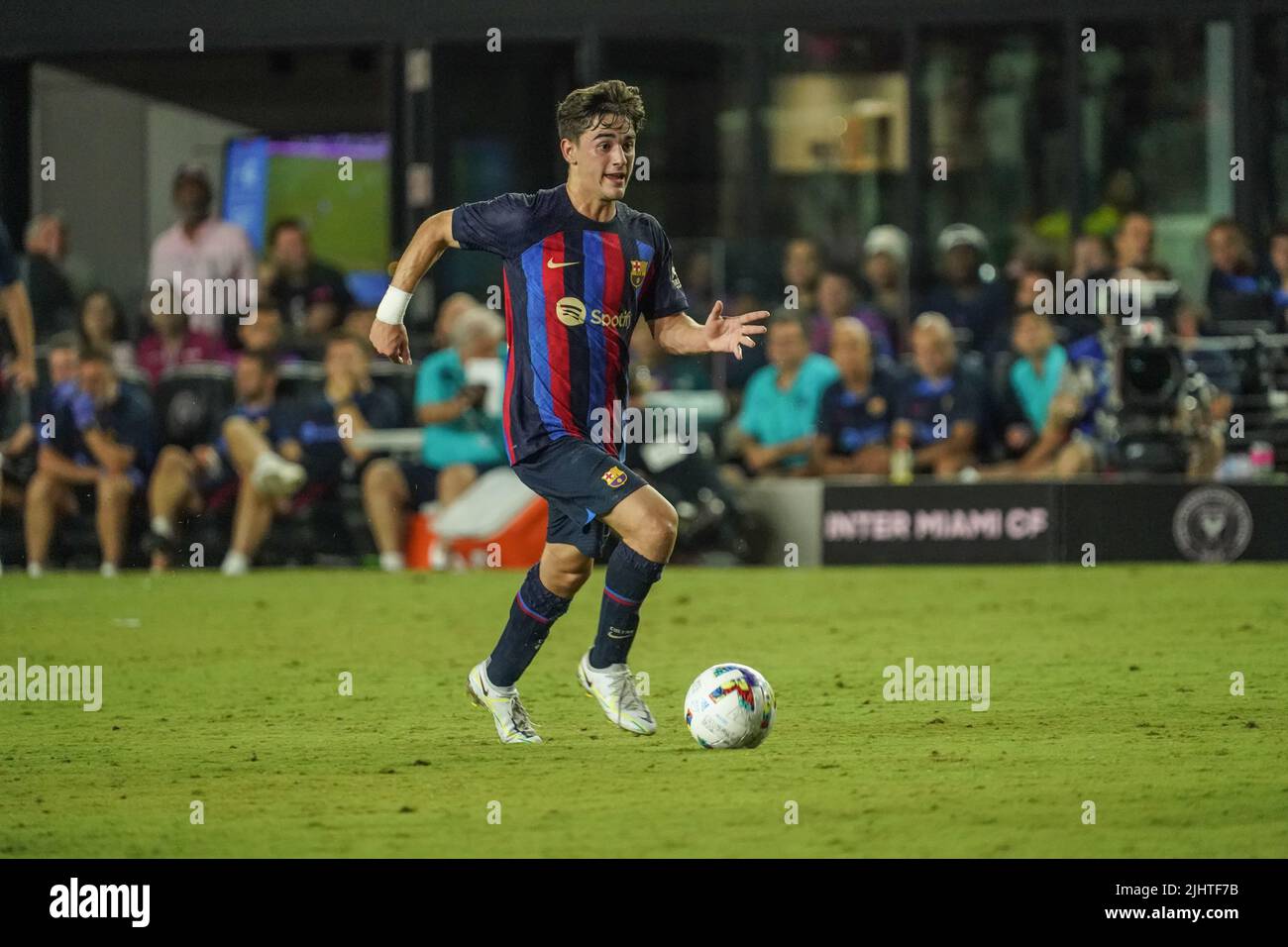 Fort Lauderdale, Florida, USA, July 19, 2022, FC Barcelona Midfielder ...
