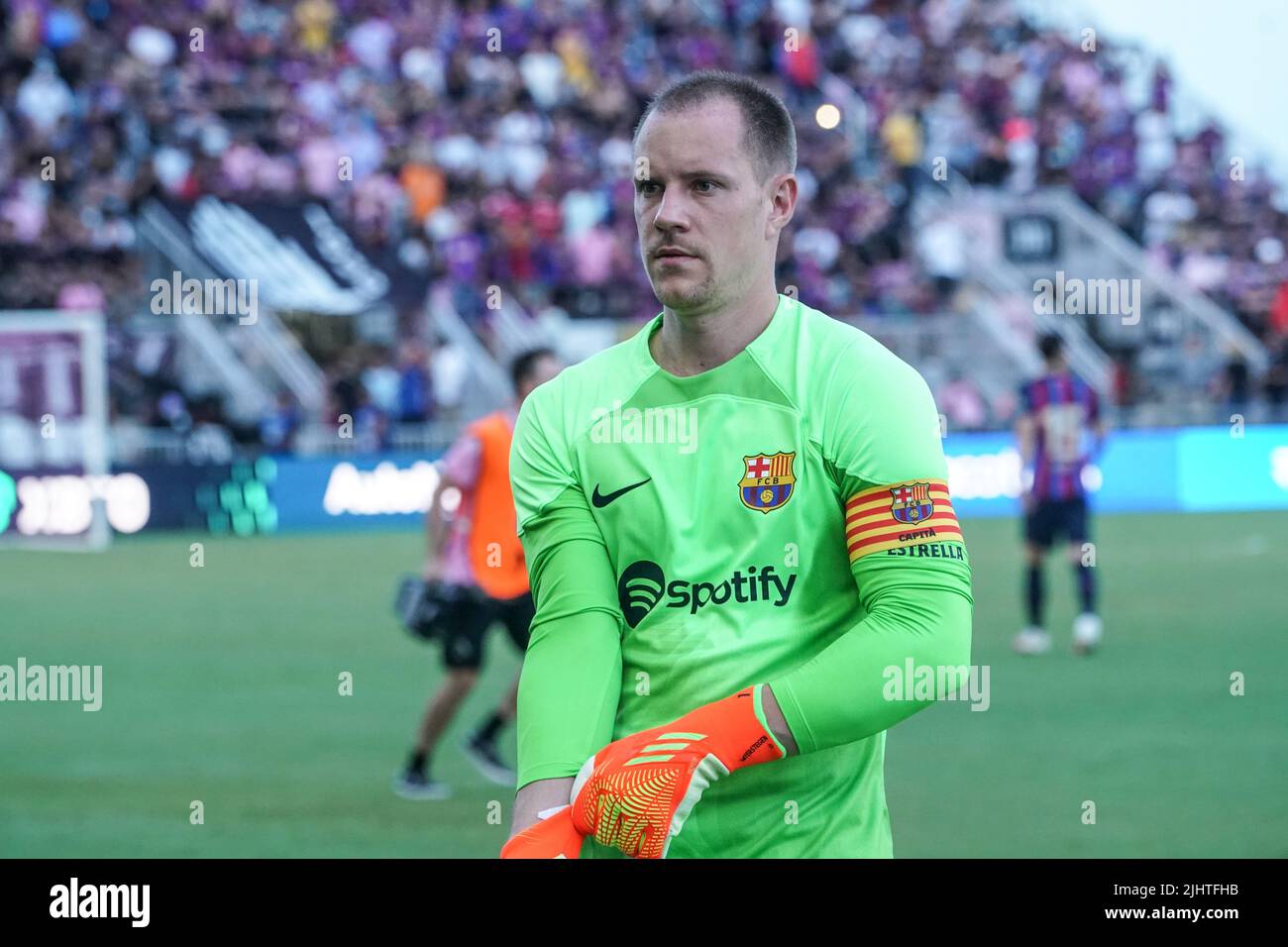 Fort Lauderdale, Florida, USA, July 19, 2022, FC Barcelona Goalkeeper ...