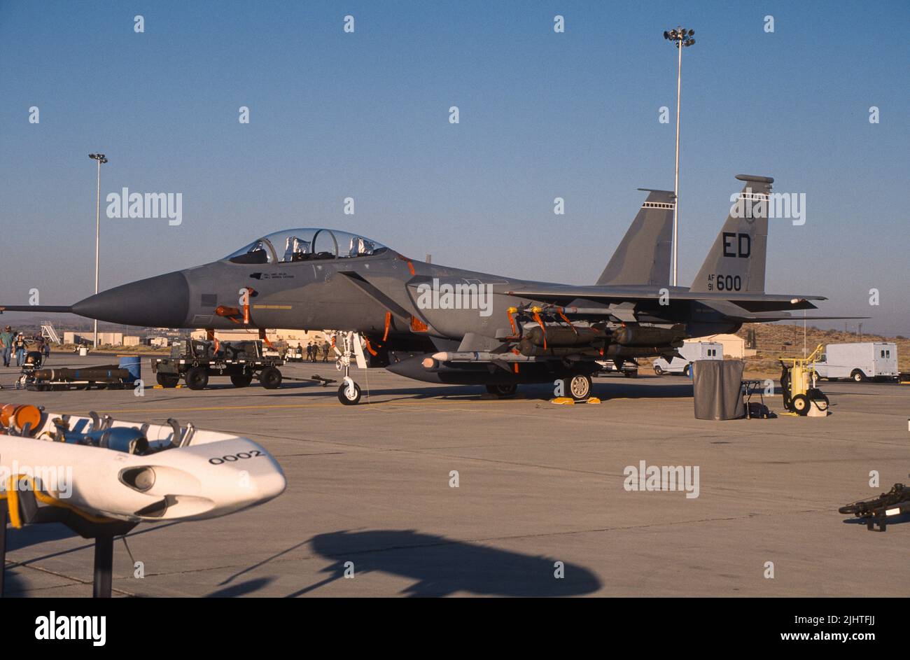 F-15 Eagle at Edwards Air Force Base in California Stock Photo - Alamy
