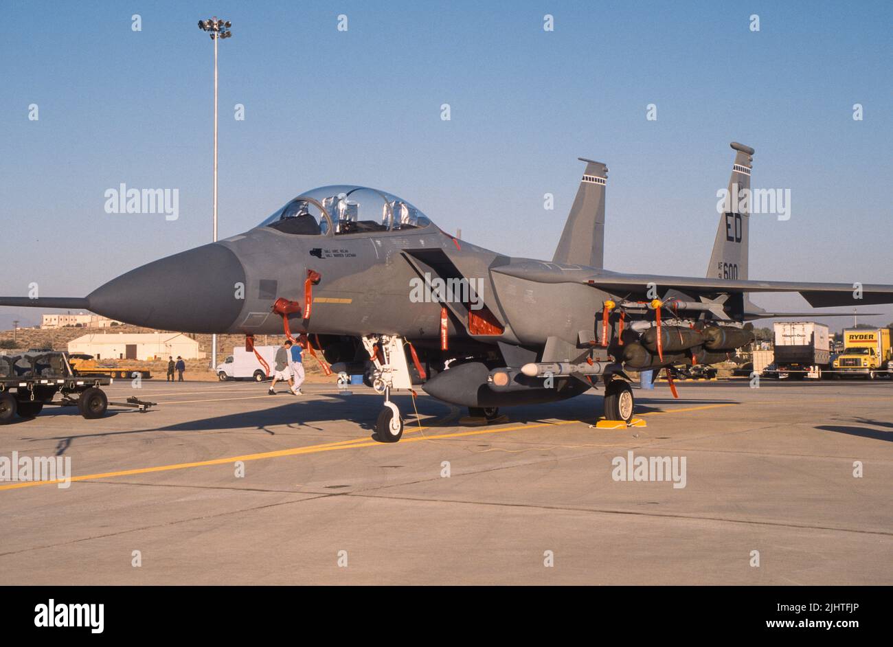 F-15 Eagle at Edwards Air Force Base in California Stock Photo - Alamy