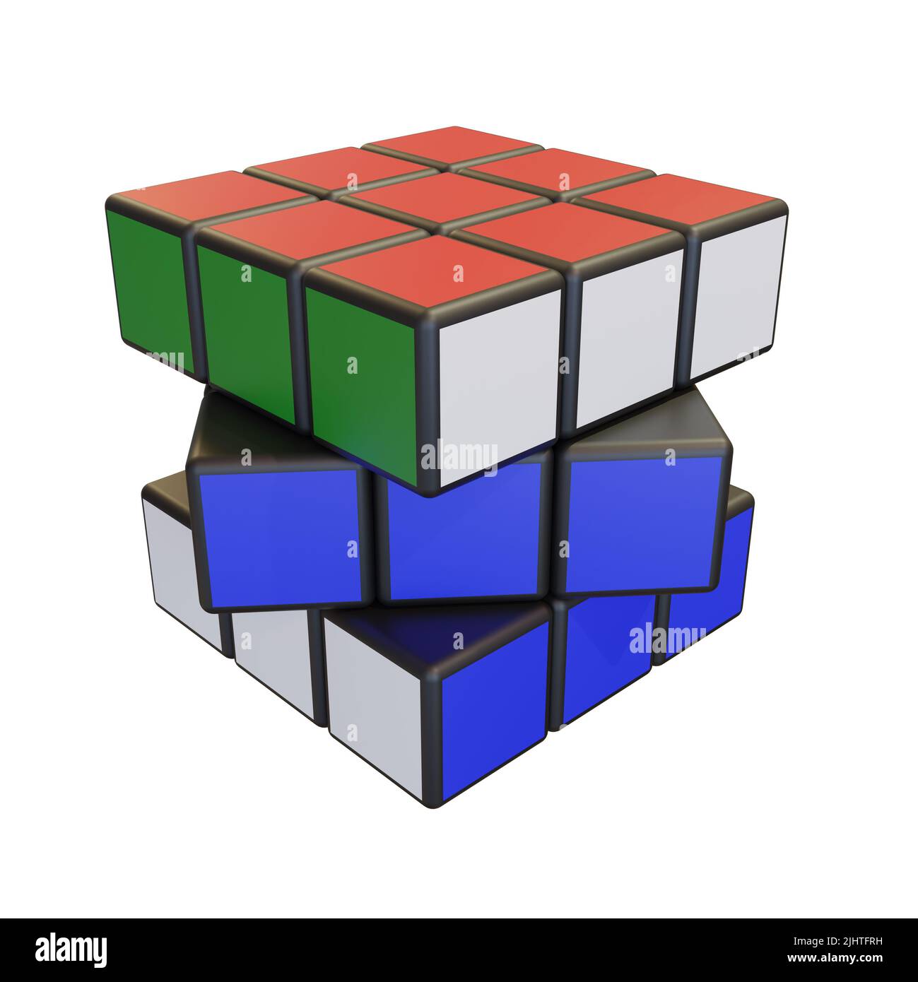 Unsolved cube Cut Out Stock Images & Pictures - Alamy