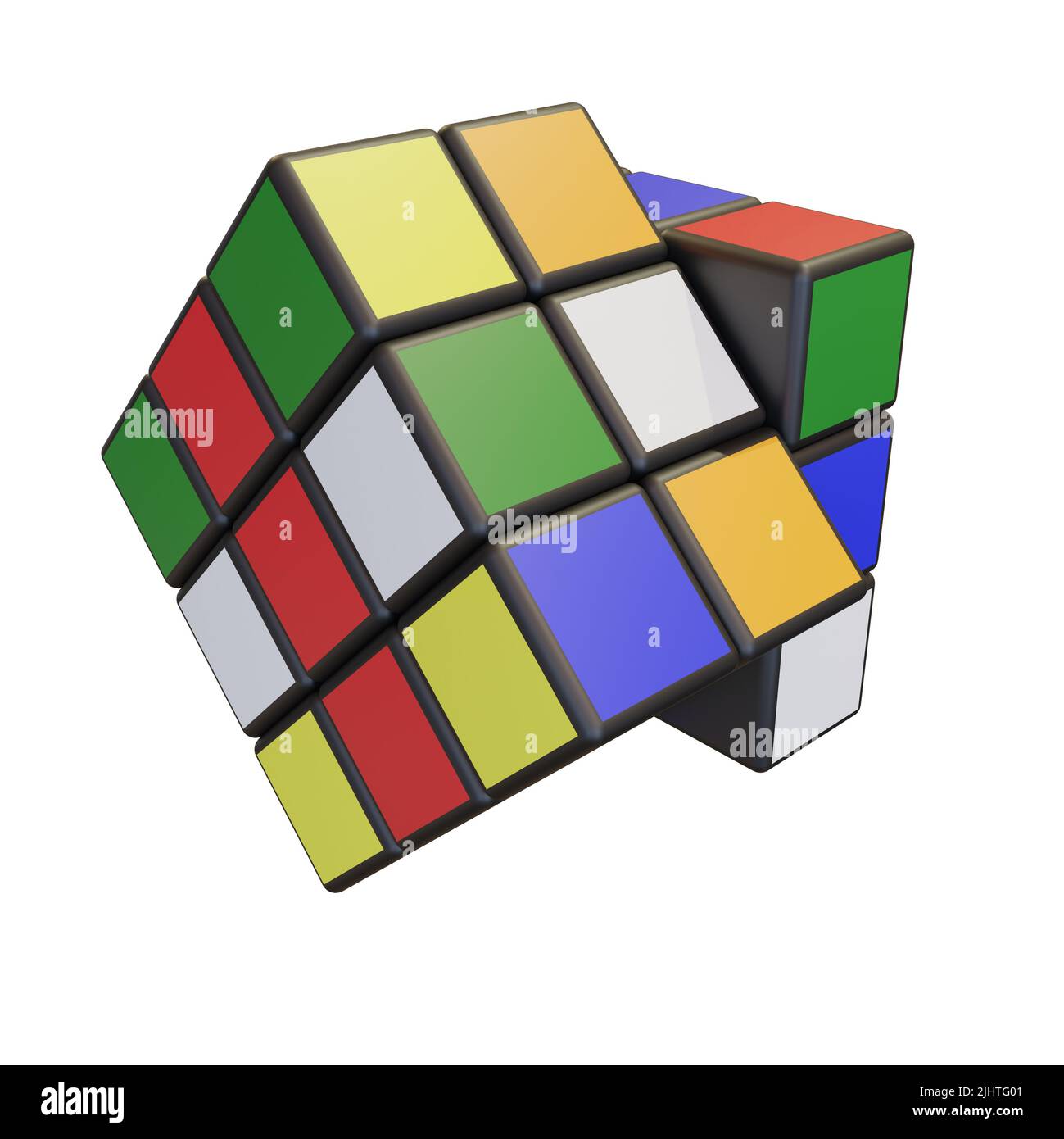 Minsk, Belarus, 20 July 2022 . Editorial illustration. Rubik s Cube is ...