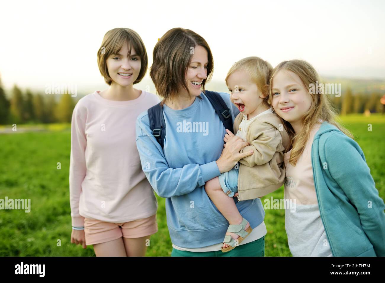Three kids having fun hi-res stock photography and images - Alamy