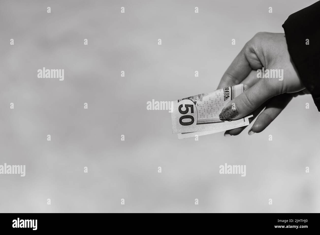 American dollars money and photo of money. USD currency exchange Stock ...