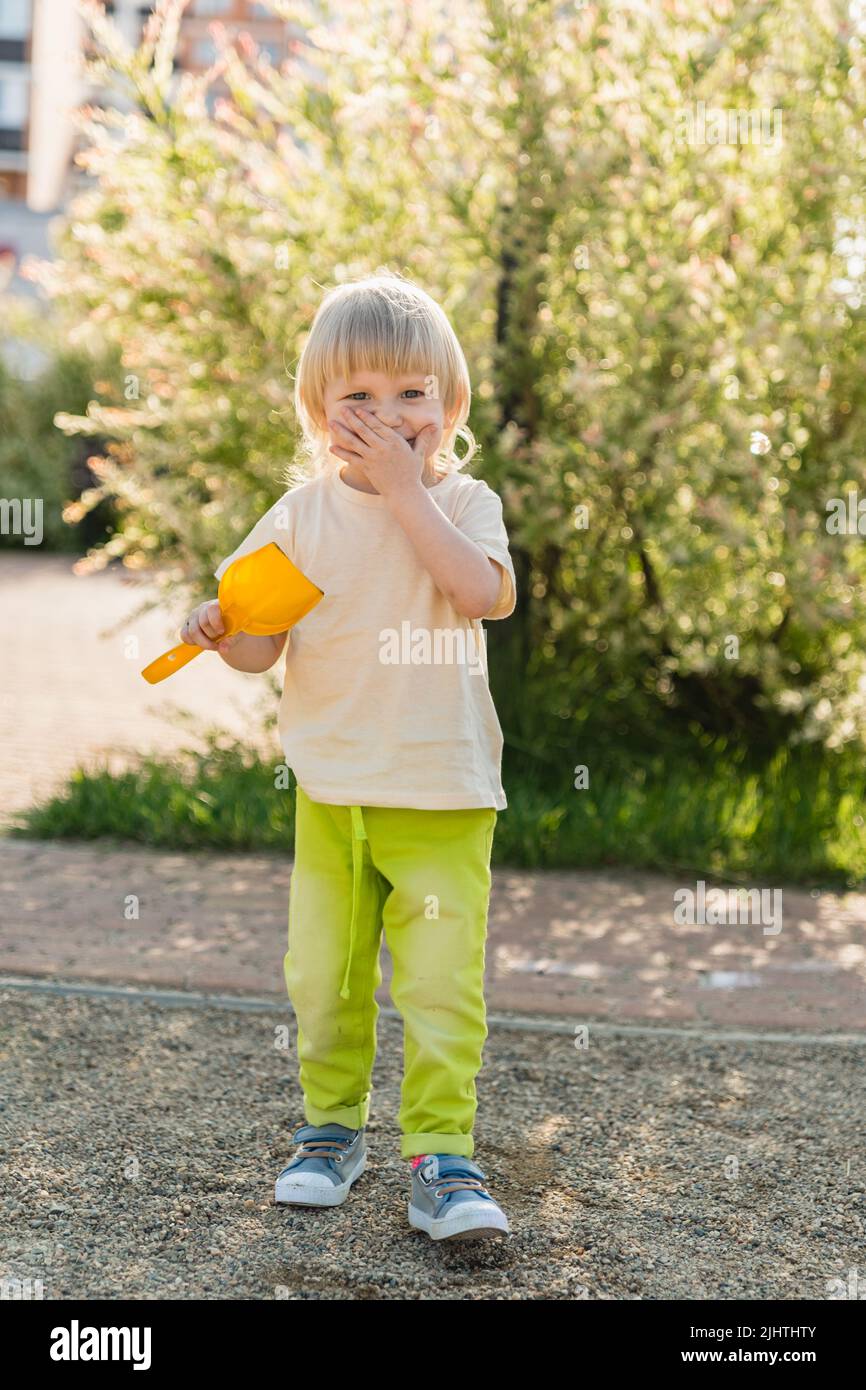 Child mouth plastic toy hi-res stock photography and images - Alamy