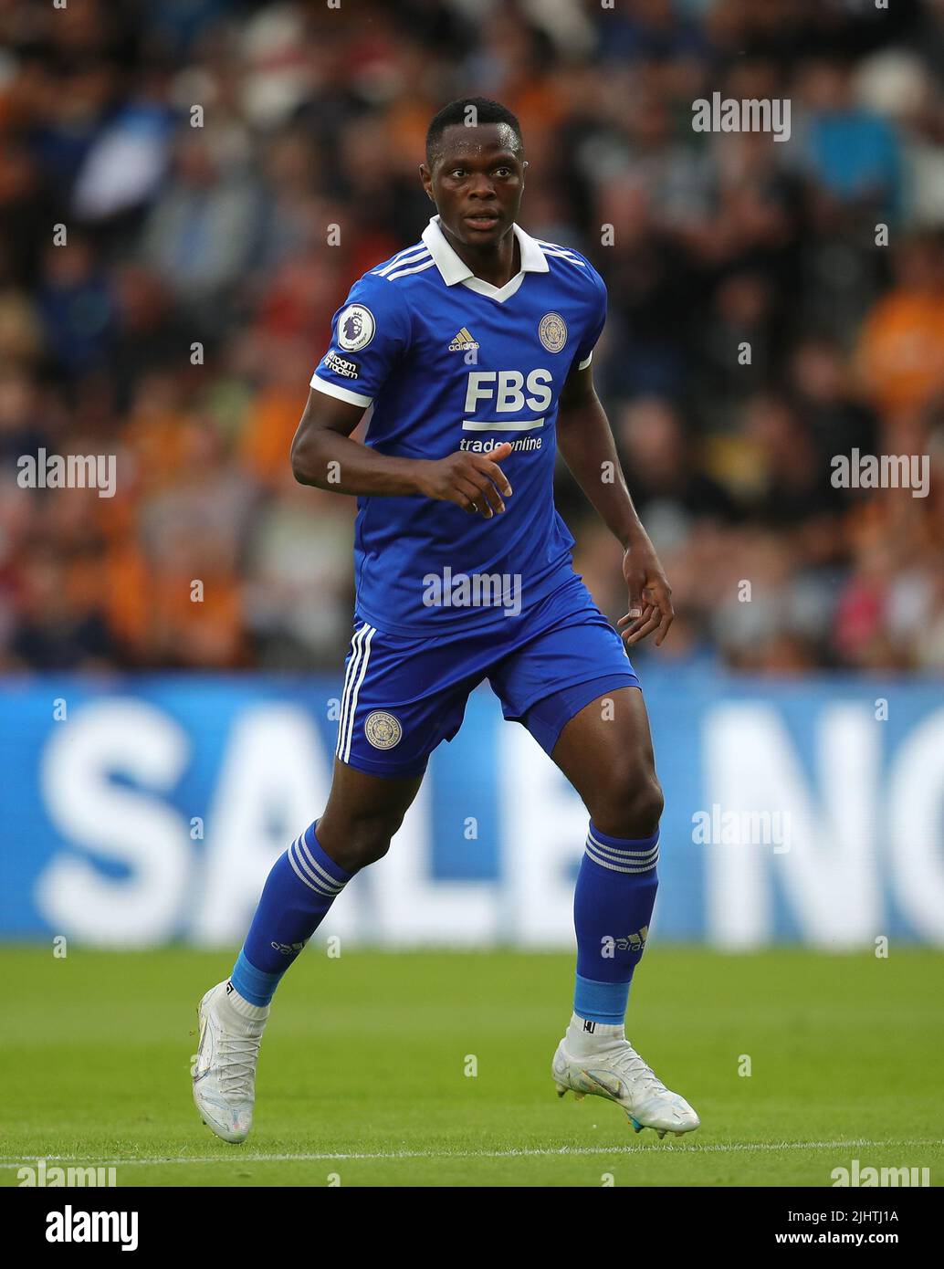 Leicester City's Patson Daka during a pre-season friendly match at the ...