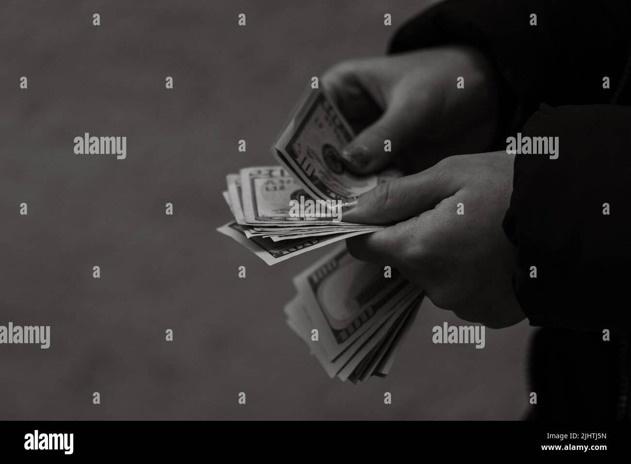 American dollars money and photo of money. USD currency exchange Stock ...