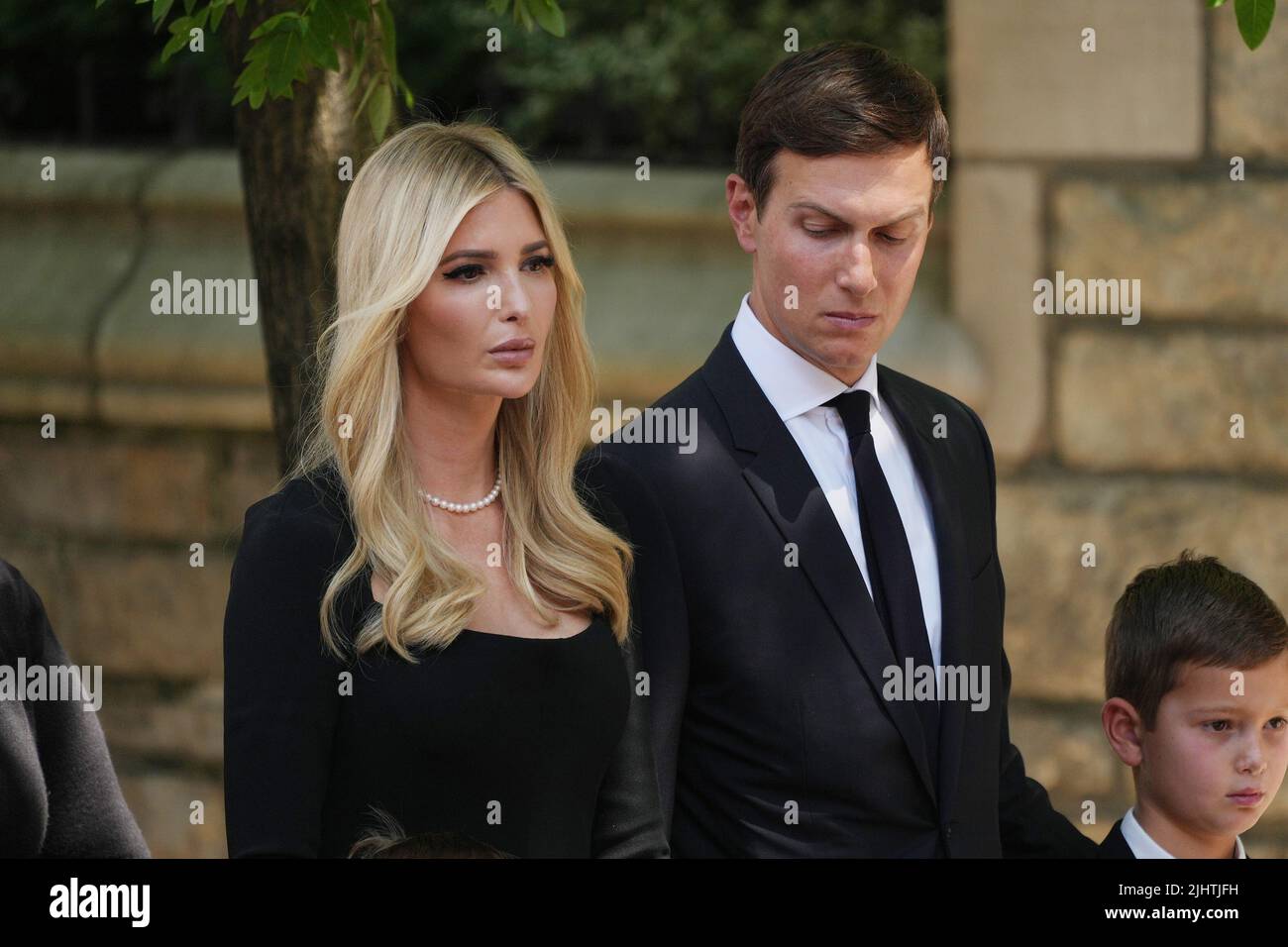 Trump Family At Ivana Trump`s Funeral at St. Vincent Ferrer Catholic ...