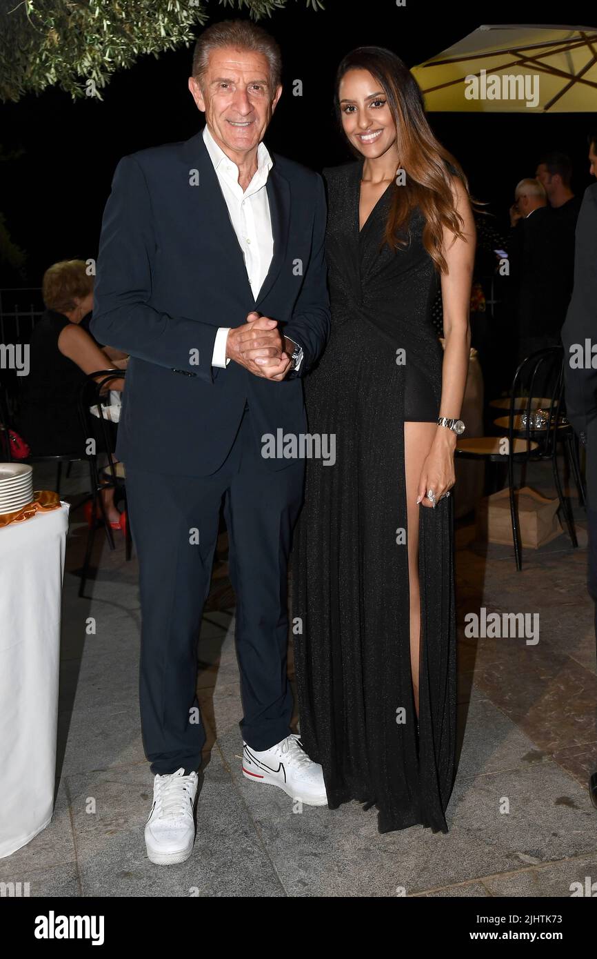 Taormina, Italy. 17th July, 2022. Taormina: Nation Award. In the photo ...