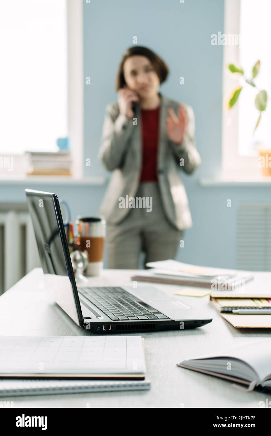 Young professionals, gen z working, first job. Confident young ...