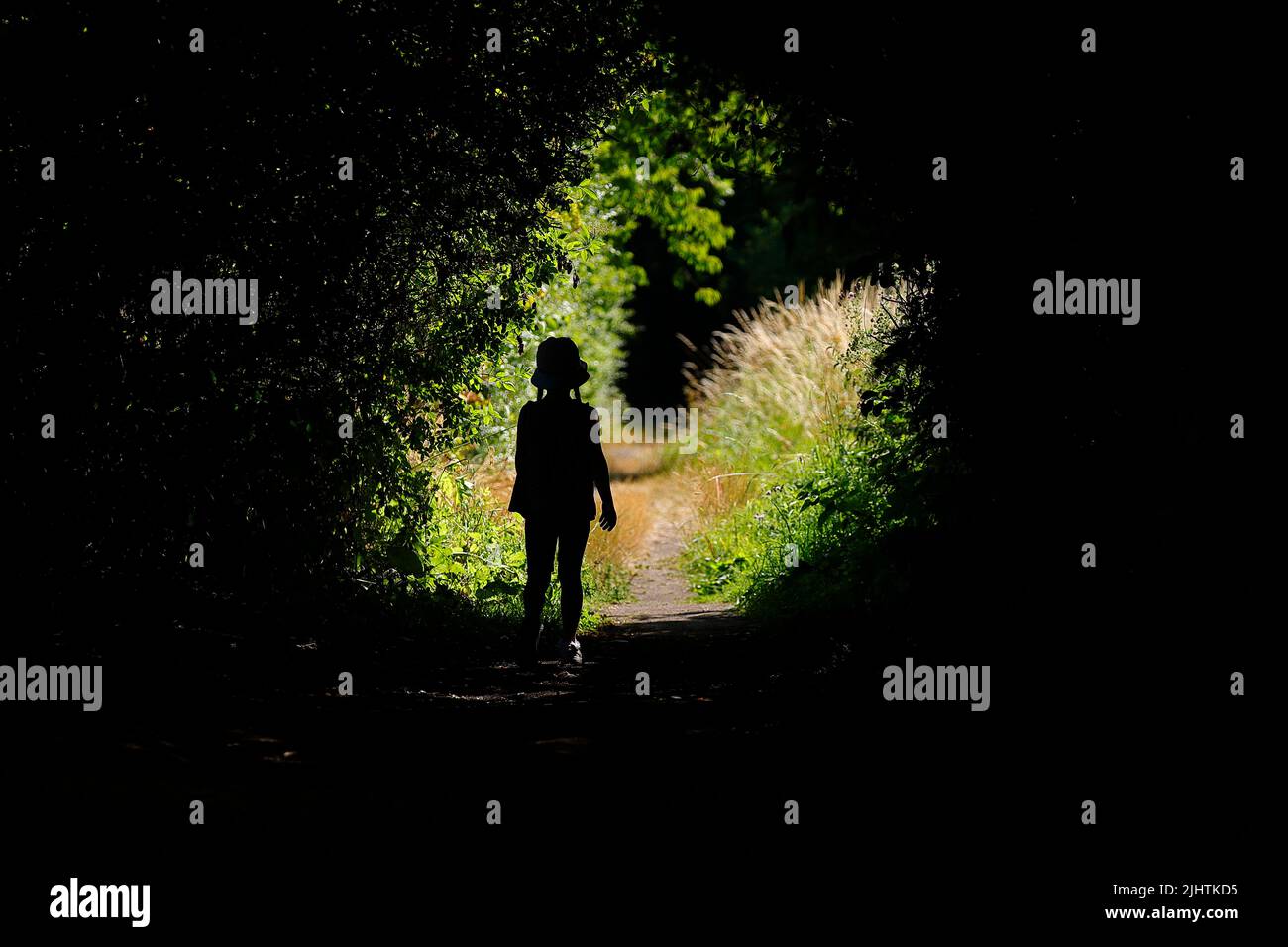 6 year old girl out walking hi-res stock photography and images - Alamy