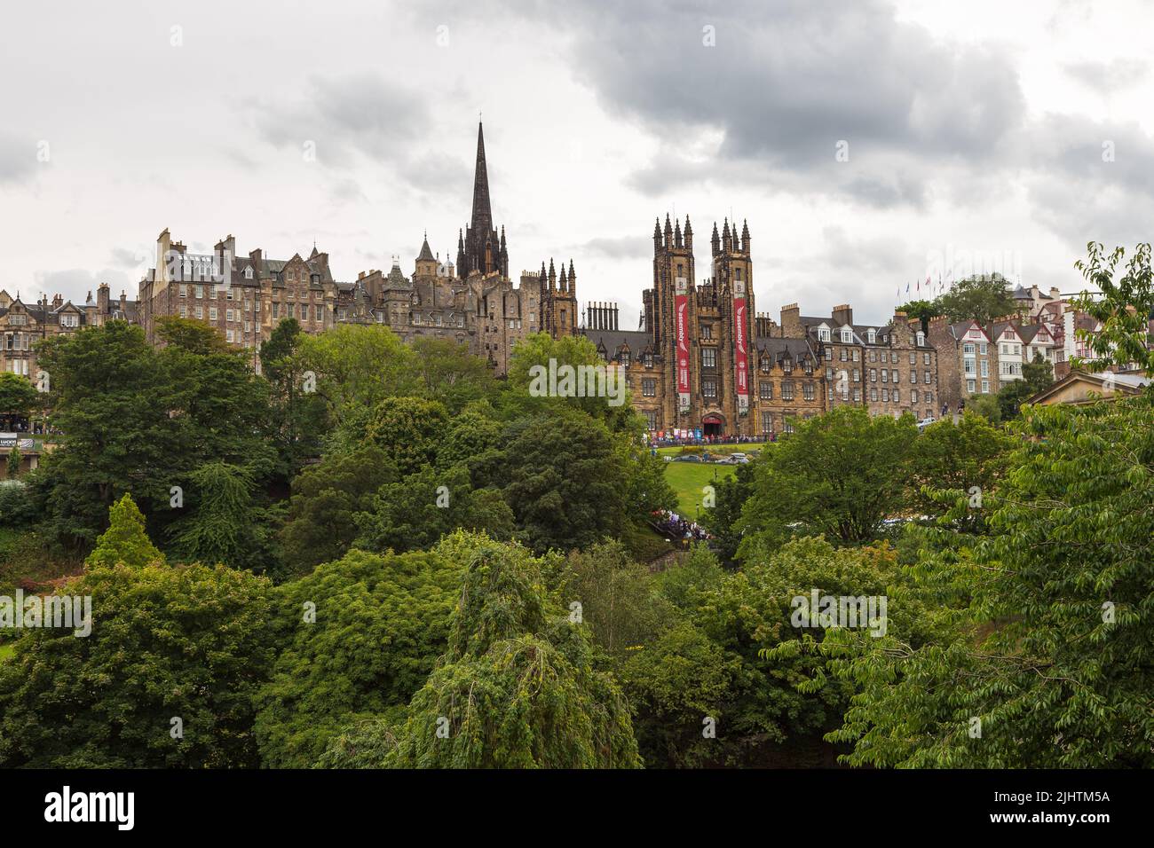 Edinburgh, Scotland - 11 August - Assembly Hall located between ...
