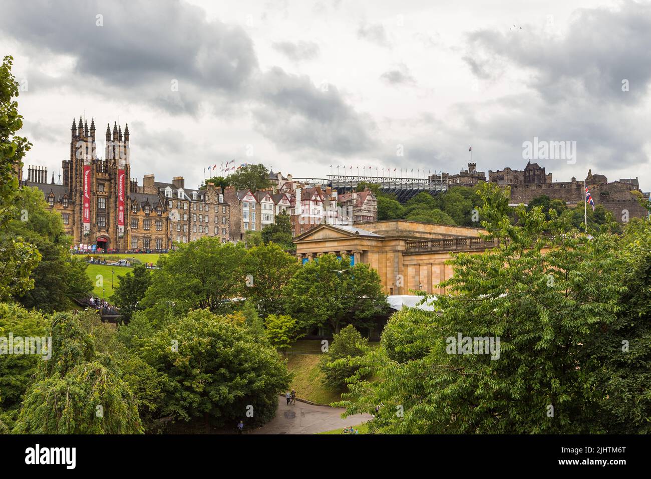 Edinburgh, Scotland - 11 August - Assembly Hall located between ...