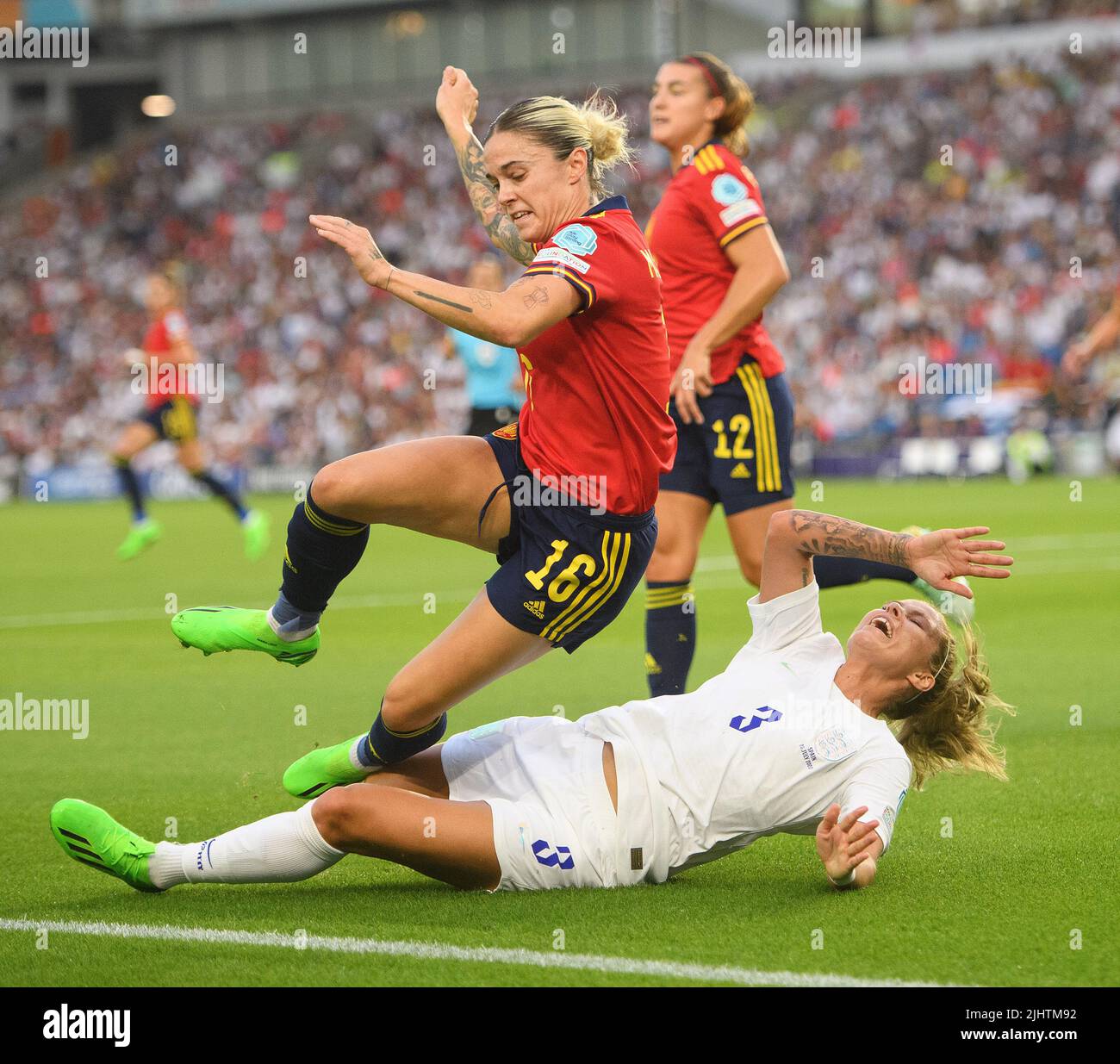 Brighton, UK. 20th July, 2022. England v Spain - UEFA Women's Euro 2022 ...