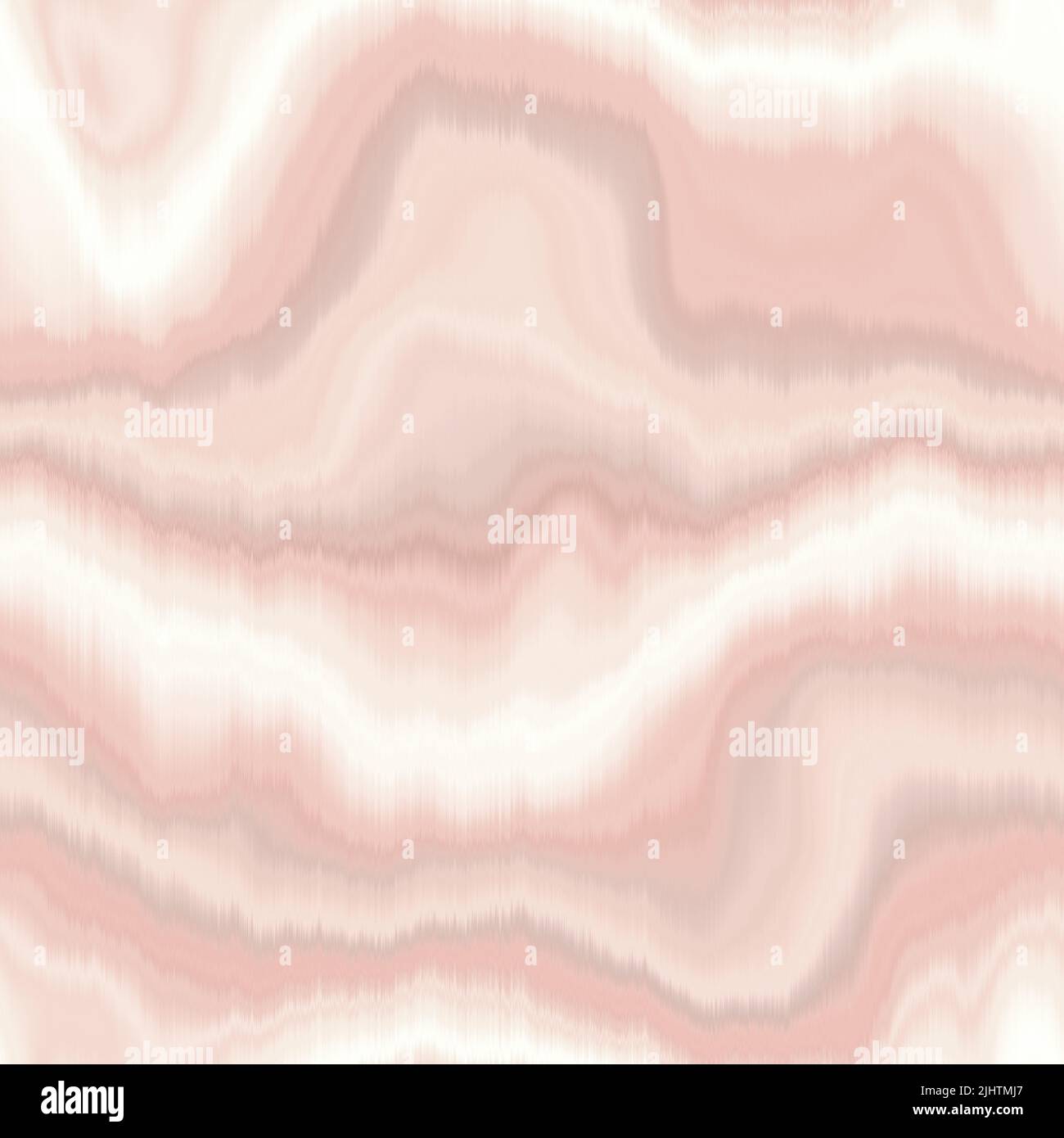 Soft wavy tie dye stripe seamless pattern. Pink white organic irregular ...
