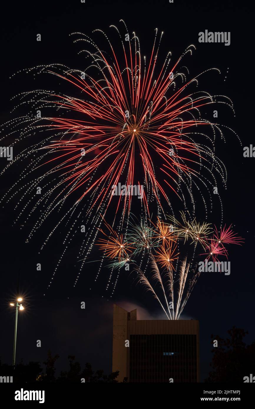 Fireworks display fired hi-res stock photography and images - Alamy
