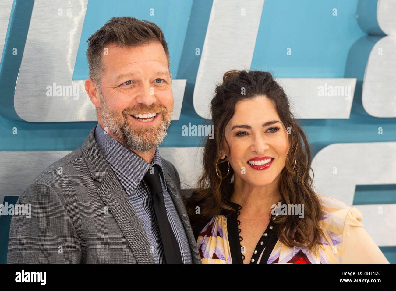 London, UK. 20 July 2022. Director David Leitch and producer Kelly ...