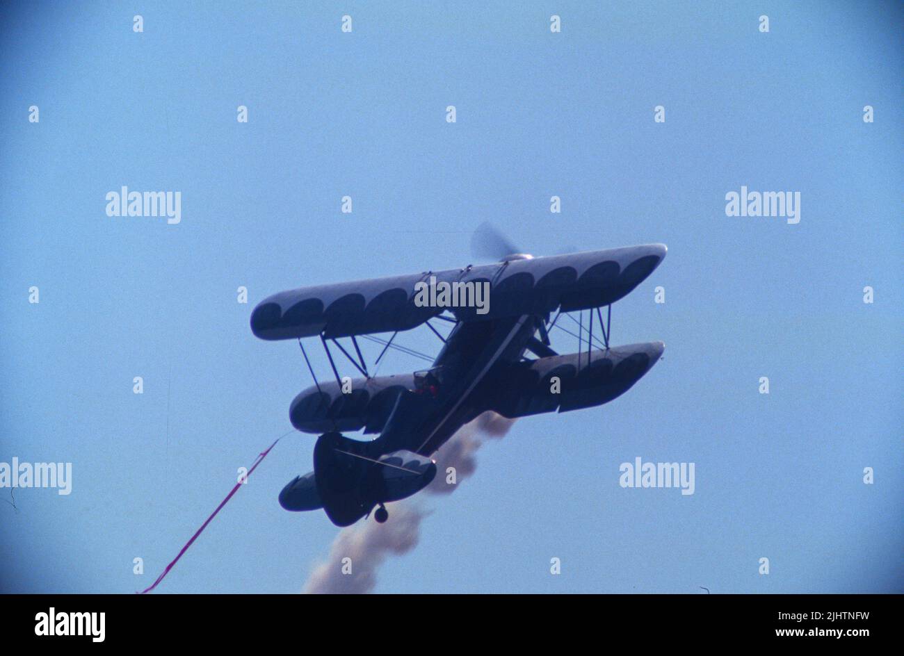 Jimmy Franklin and the WACO mystery ship Stock Photo - Alamy