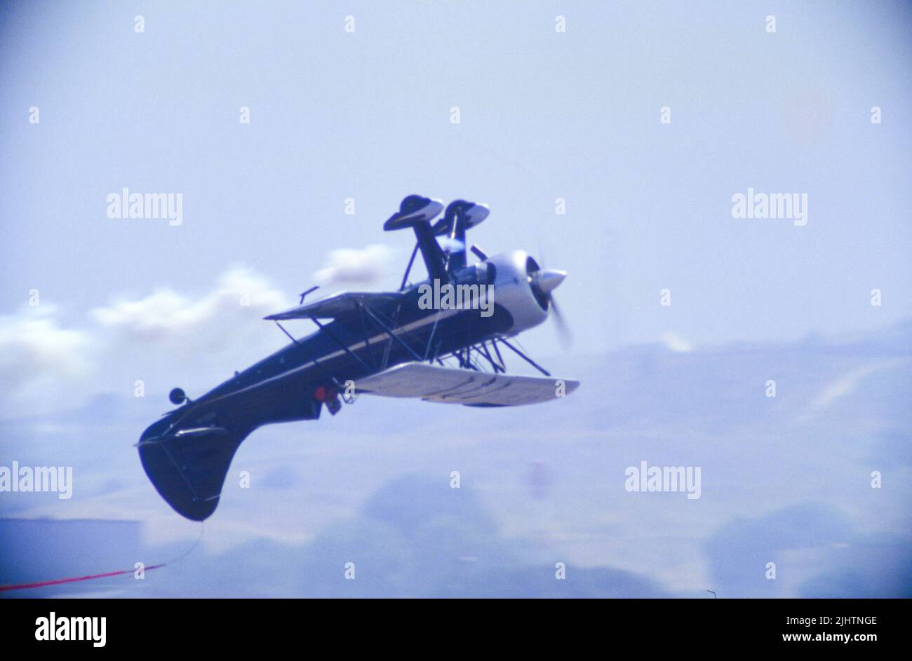 Jimmy Franklin and the WACO mystery ship Stock Photo - Alamy
