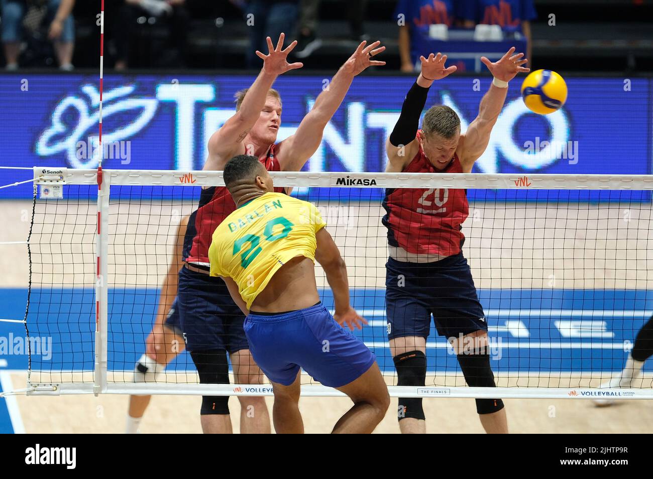 Unipol Arena, Bologna, Italy, July 20, 2022, Block of David Smith (USA ...