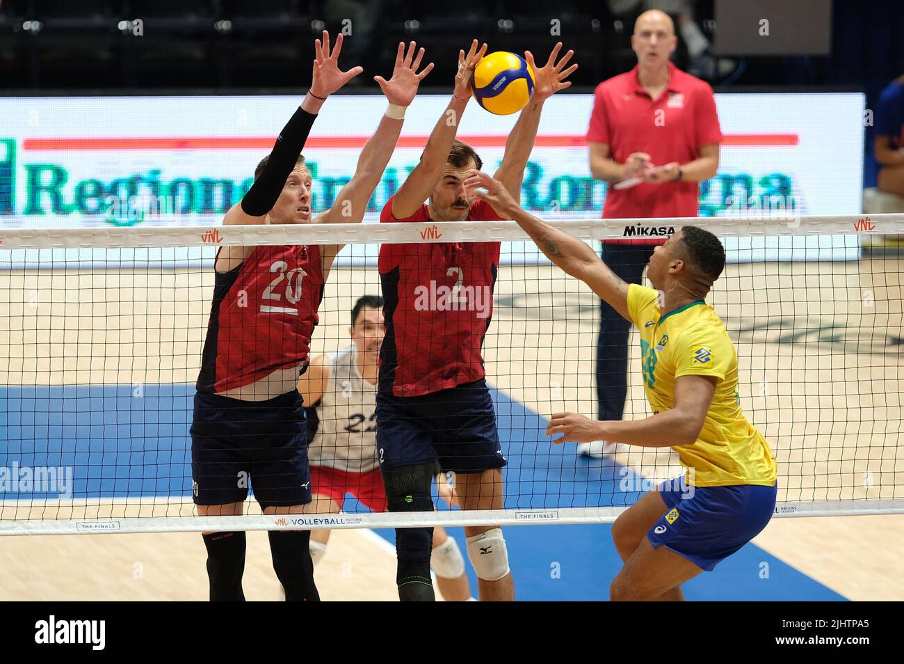 Unipol Arena, Bologna, Italy, July 20, 2022, Block of Aaron Russel (USA ...