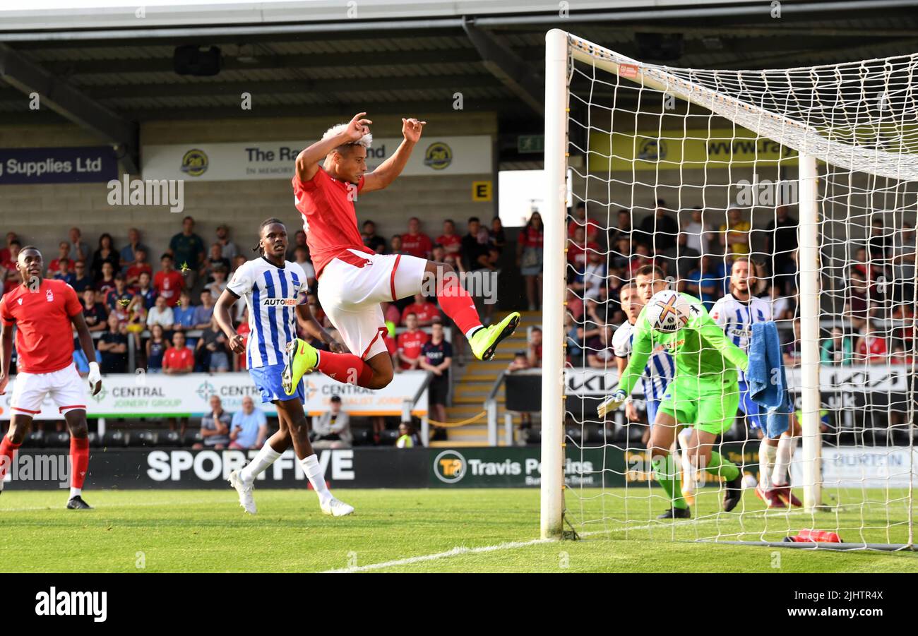 Nottingham, UK. 20th July, 2022. Soccer: Test match in Burton (England ...