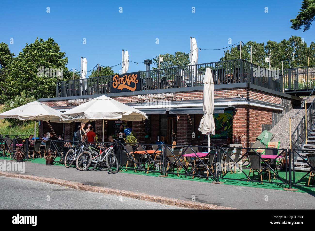 PineHill Terrace. Former public toilet turned in to a small bar or pub ...