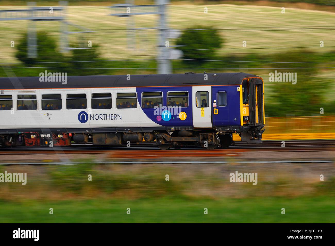 A British Rail Class 158 seen here passing through Colton Junction near ...