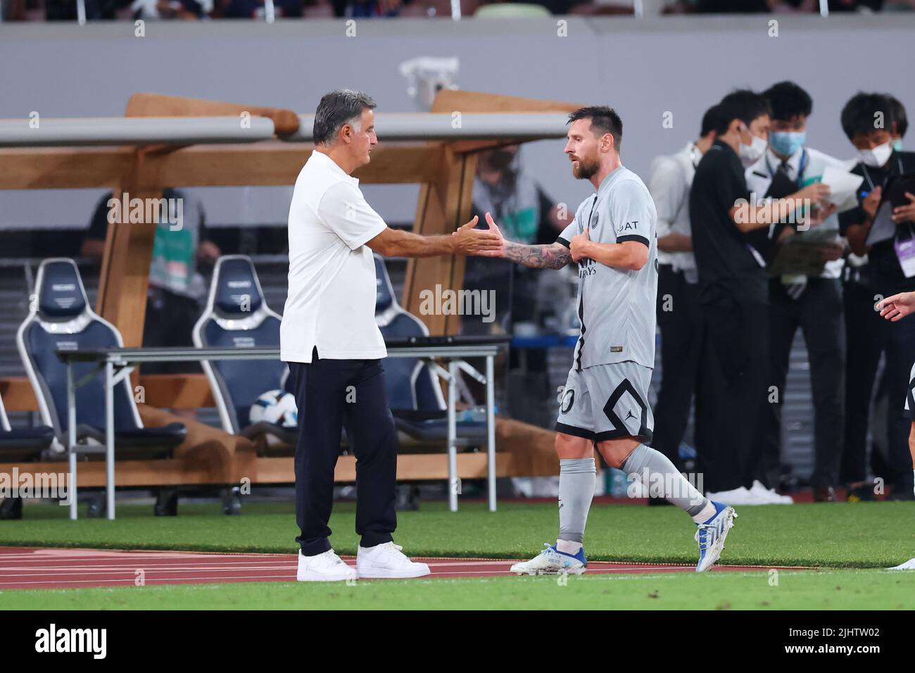 Tokyo, Japan. 20th July, 2022. (L to R) Christophe Galtier head coach ...