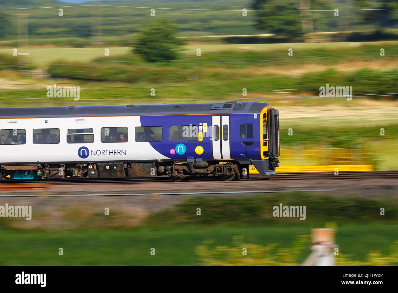 A British Rail Class 158 seen here passing through Colton Junction near ...