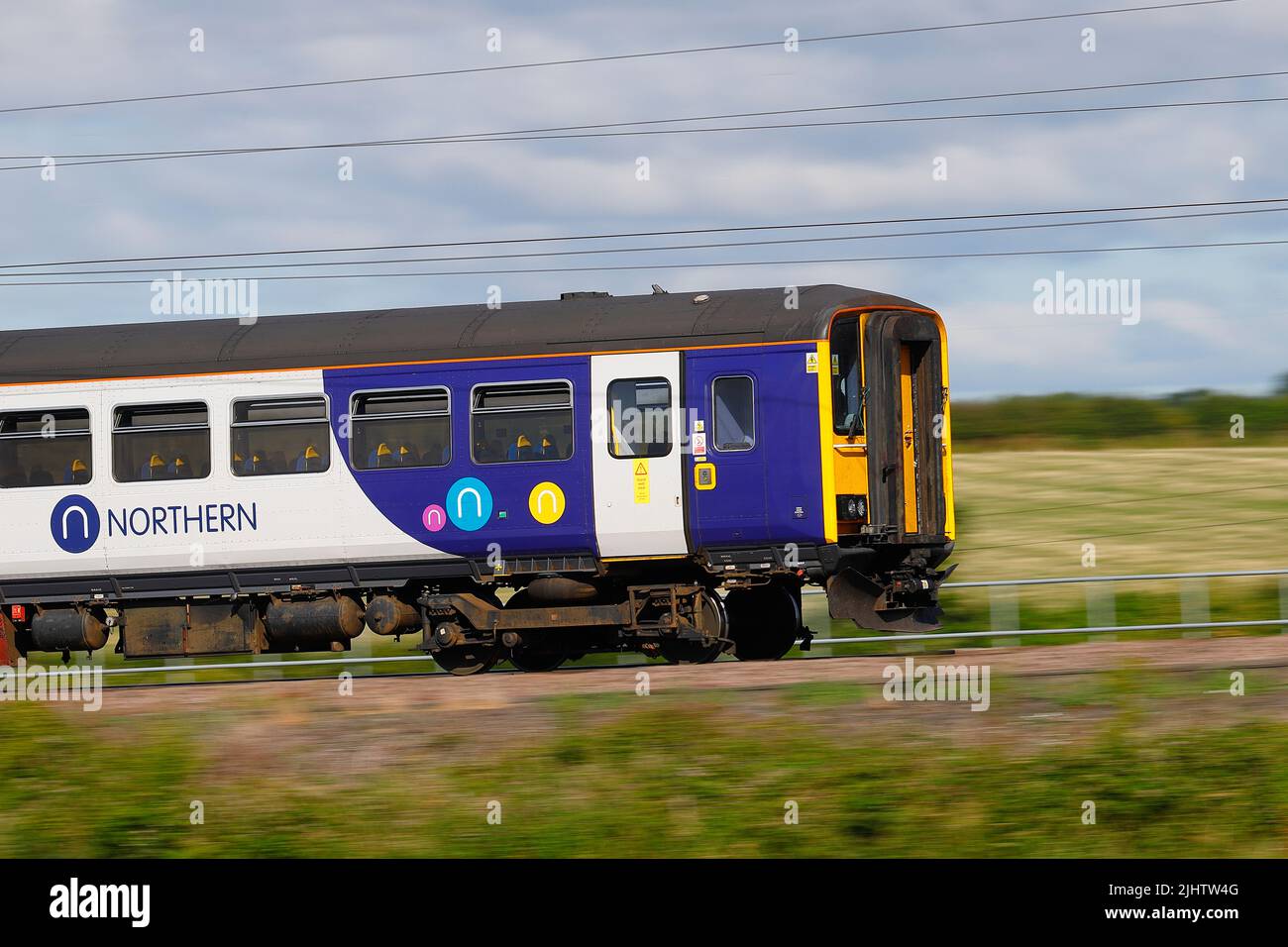A British Rail Class 158 seen here passing through Colton Junction near ...