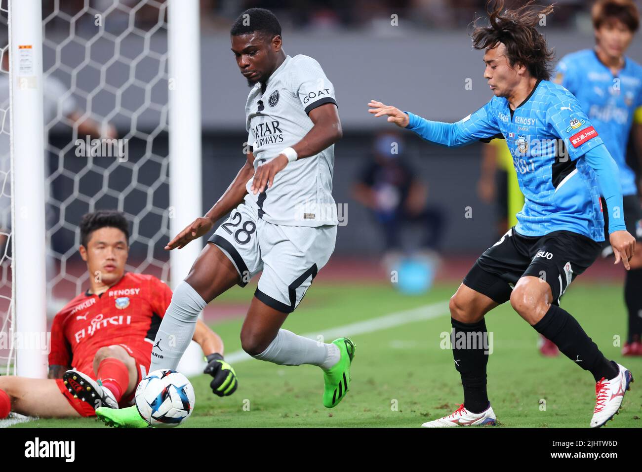 Tokyo, Japan. 20th July, 2022. (L to R) Eric Junior Dina Ebimbe (PSG ...