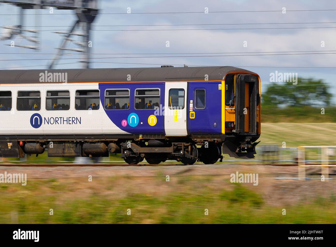 A British Rail Class 158 seen here passing through Colton Junction near ...