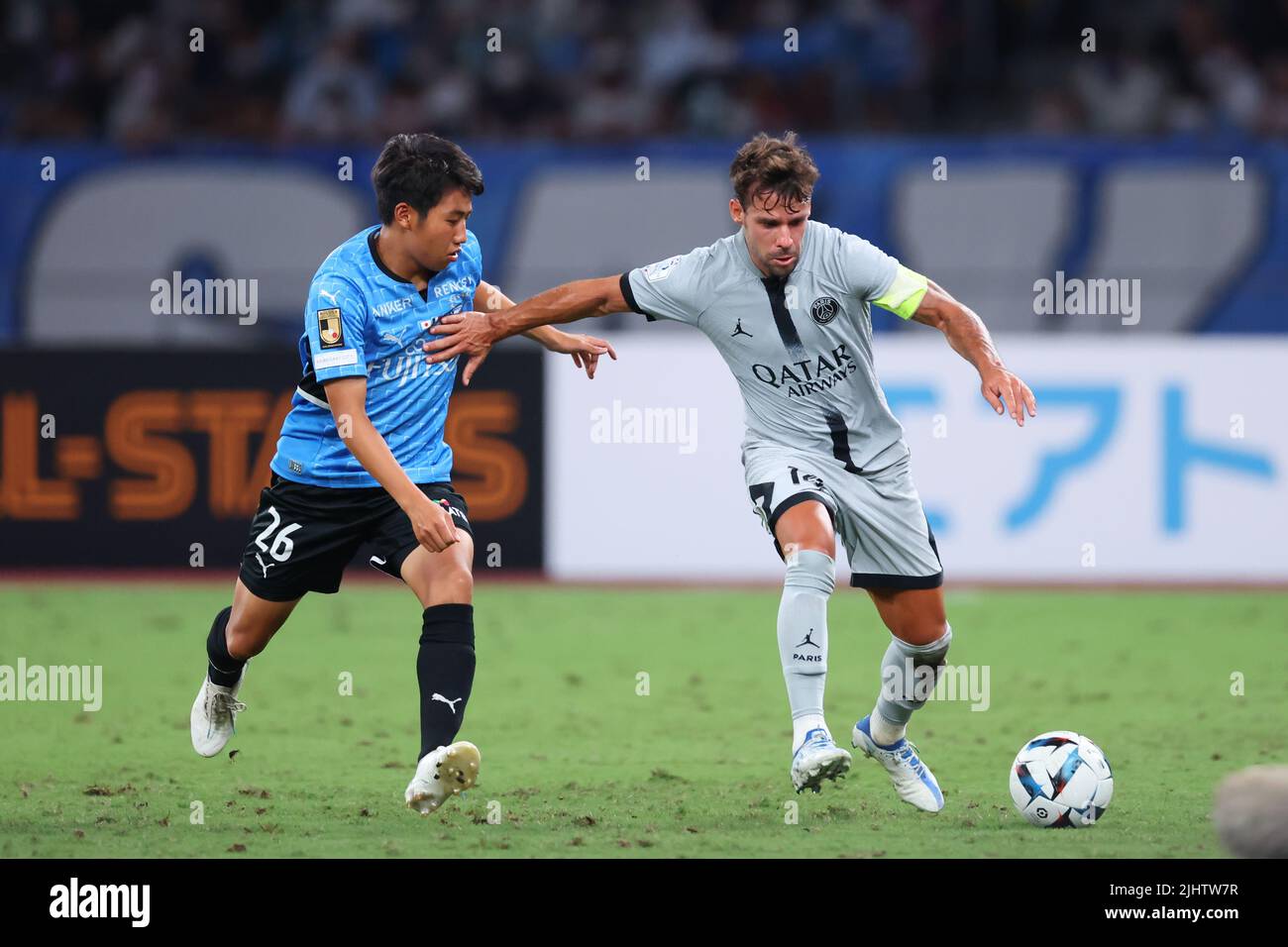 Tokyo, Japan. 20th July, 2022. (L to R) Takatora Einaga (Frontale ...